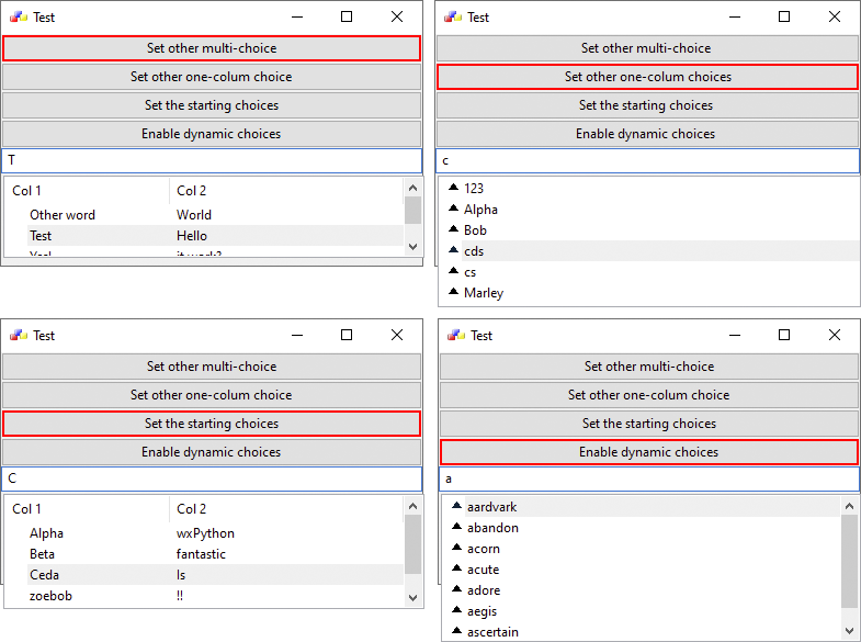 How to create a text control with autocomplete (Phoenix) - wxPyWiki