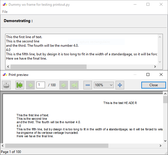 How to use printing framework - Part 2 (Phoenix) - wxPyWiki